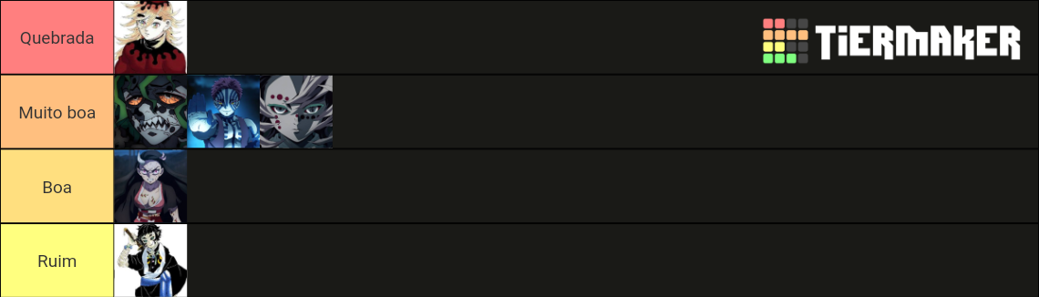 Demon fall demon art Tier List (Community Rankings) - TierMaker