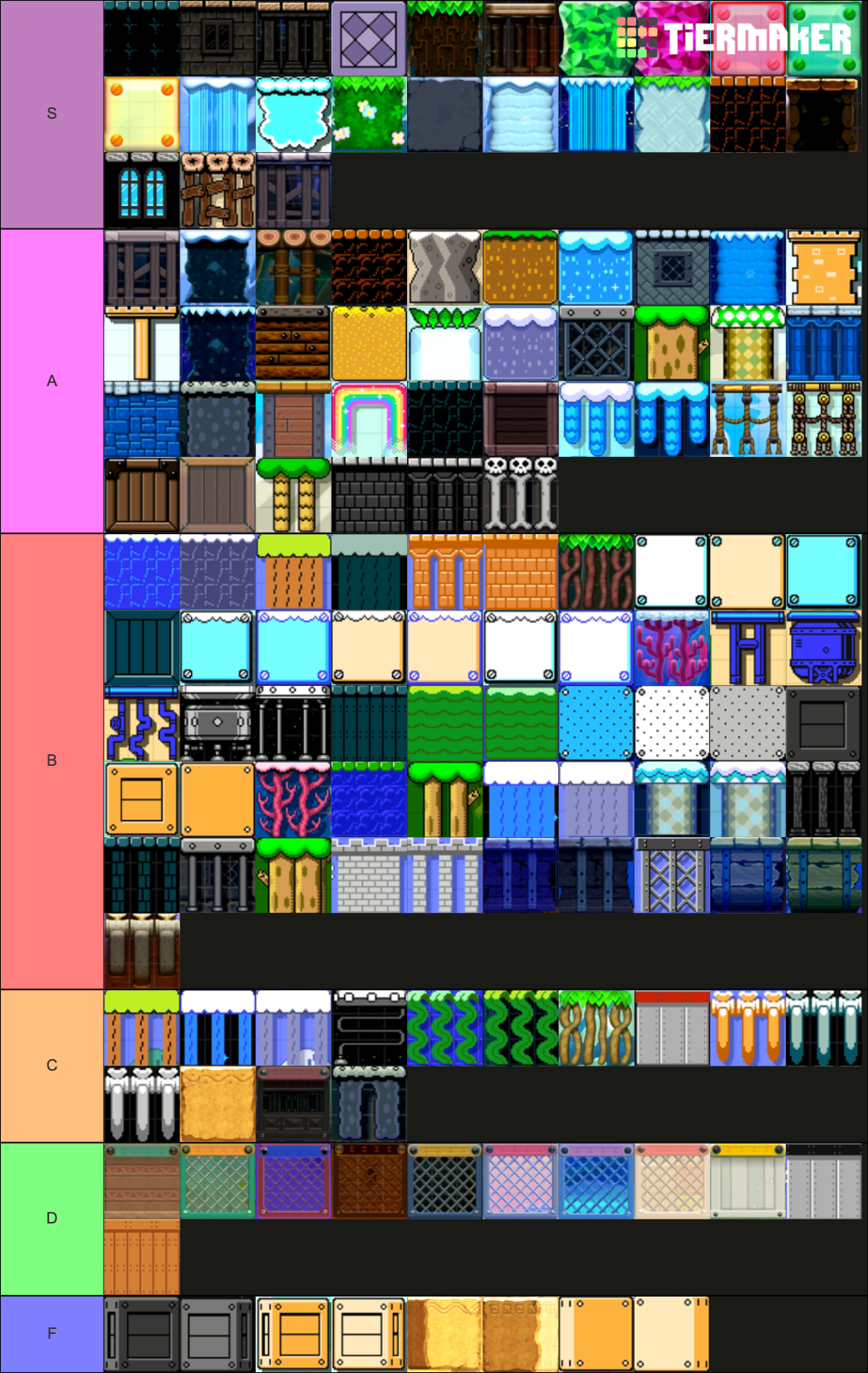 All Mario Maker 2 Semi Solids Tier List (Community Rankings) - TierMaker