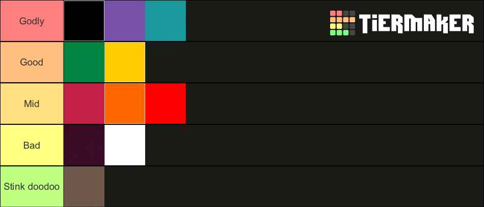 Colors 111 Tier List (Community Rankings) - TierMaker