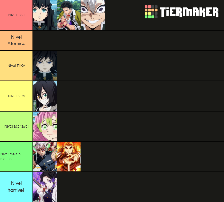 Ranking Dos Hashiras Tier List (Community Rankings) - TierMaker