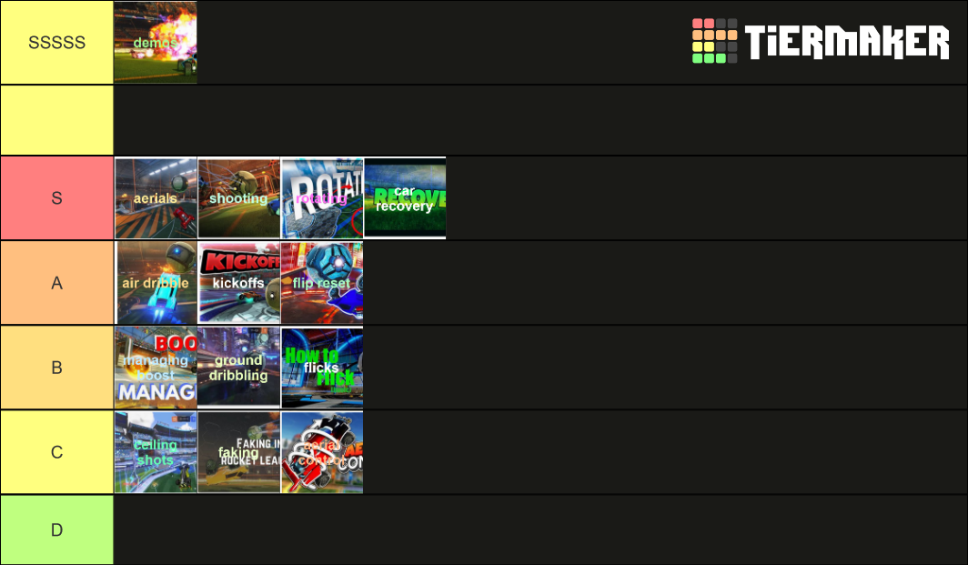 rating rocket league mechanics Tier List (Community Rankings) - TierMaker