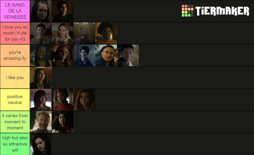 legacies characters Tier List (Community Rankings) - TierMaker