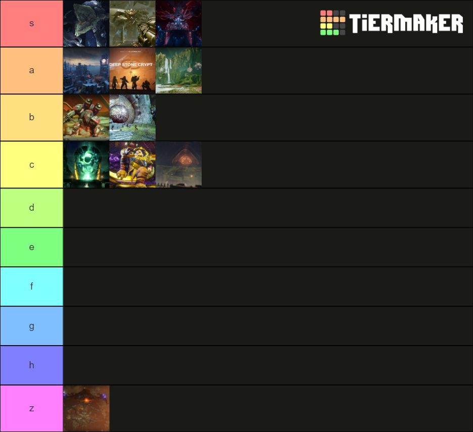 Destiny Raid Tier List (Community Rankings) - TierMaker