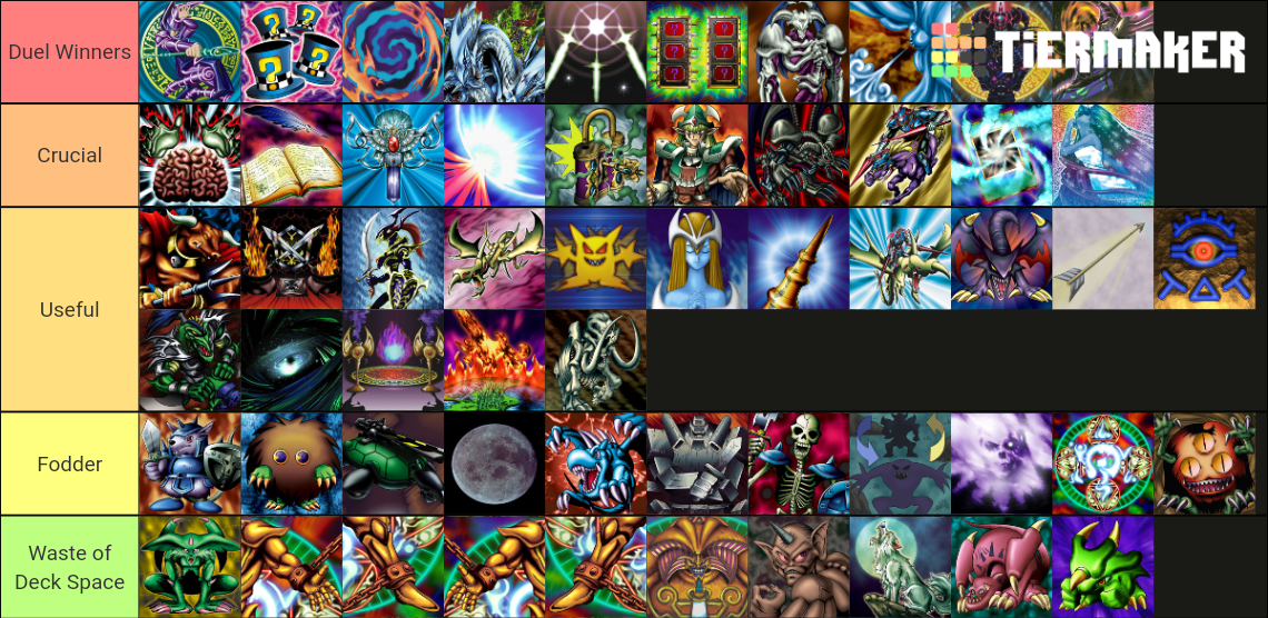 Yugi Mutos' Duelist Kingdom Deck Tier List (Community Rankings) - TierMaker