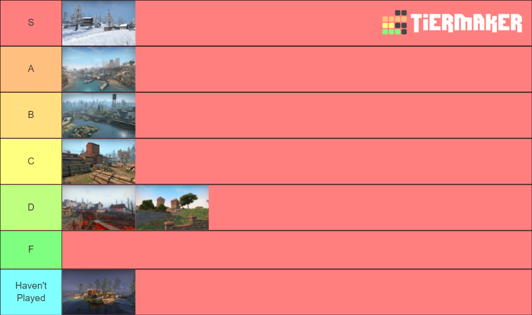 CSGO Danger Zone Maps Tier List (Community Rankings) - TierMaker