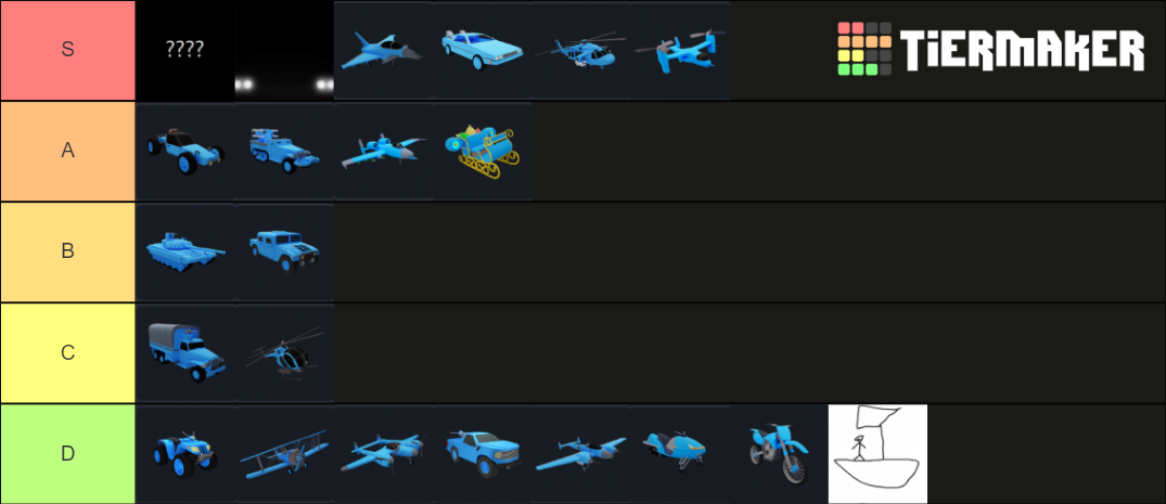 Base Battles Vehicles Tier List (Community Rankings) - TierMaker