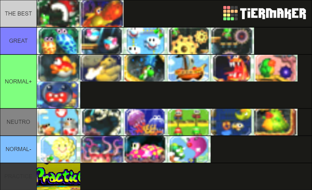 Yoshi's Story Stages Tier List (Community Rankings) - TierMaker
