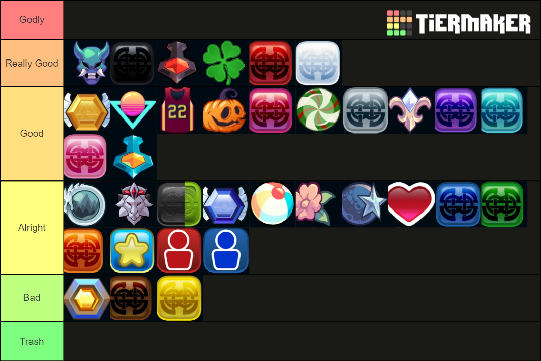 Brawlhalla Color Tierlist Tier List (Community Rankings) - TierMaker
