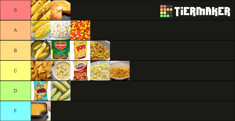 Corn Tier List (Community Rankings) - TierMaker
