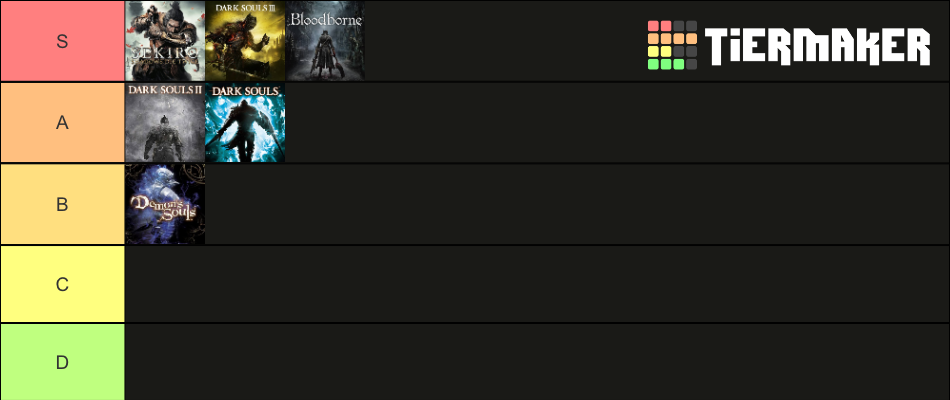 Fromsoftware game rankings Tier List (Community Rankings) - TierMaker