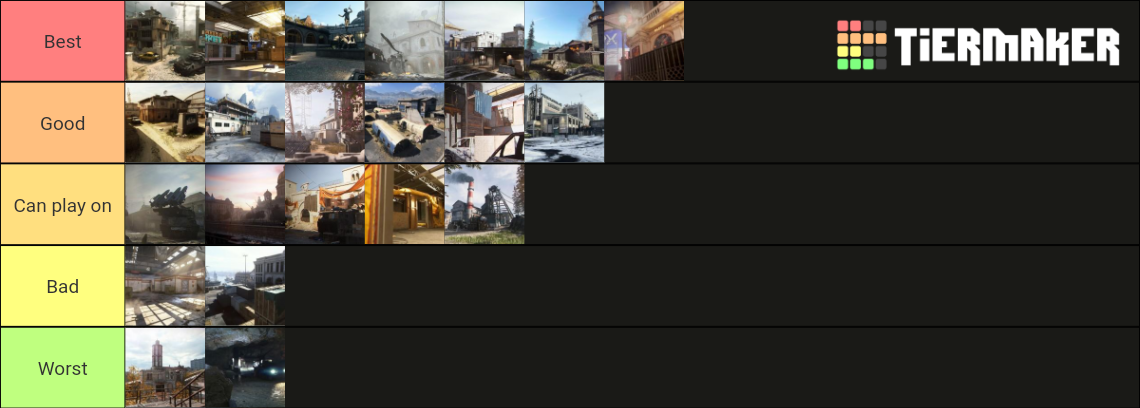 MW Search and Destroy maps Tier List (Community Rankings) - TierMaker