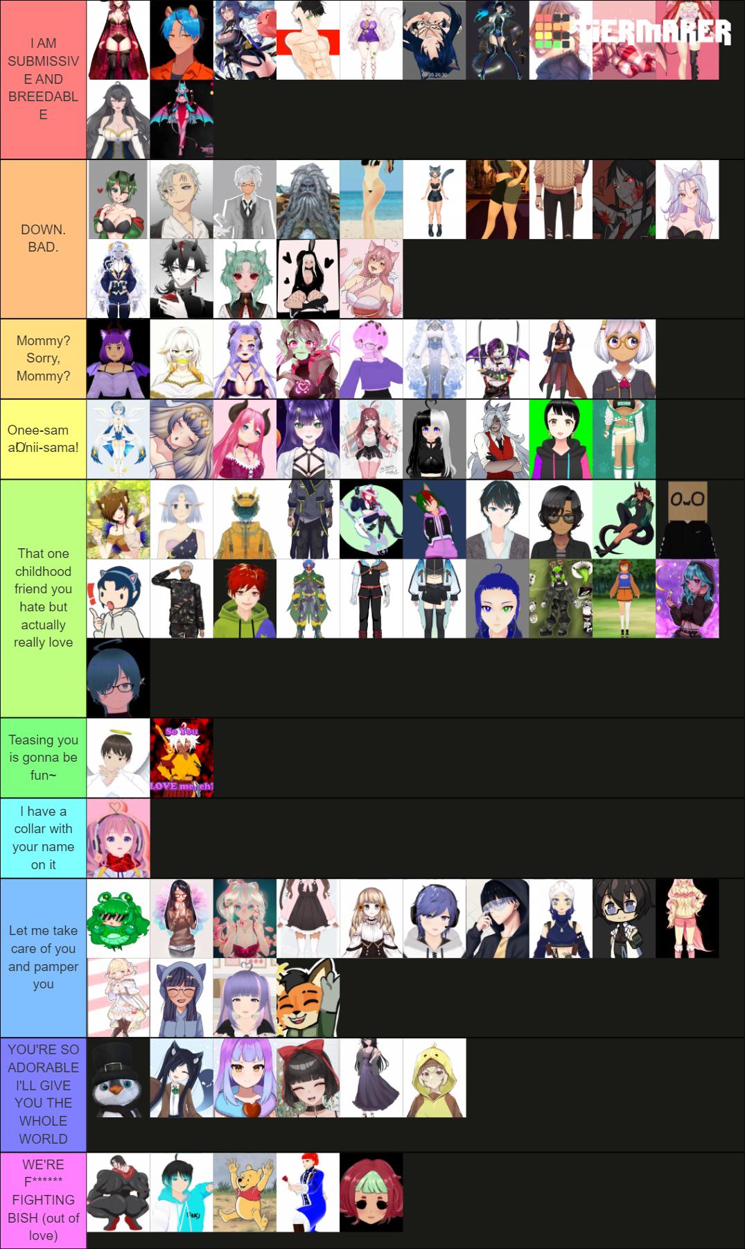 DoctorRice Vtuber Shrimp List Pt1 Tier List (Community Rankings ...