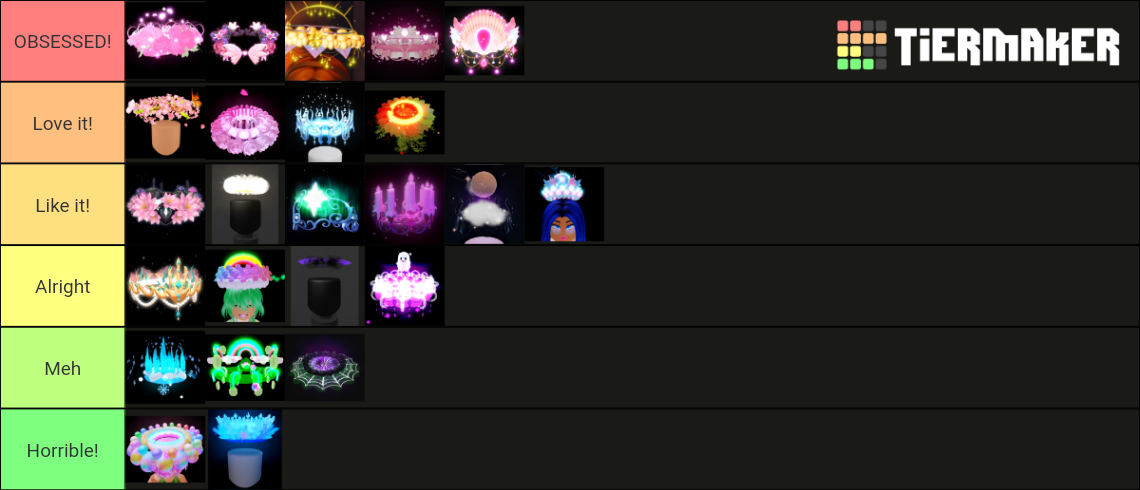 Royale High Halo (High Quality) Tier List (Community Rankings) - TierMaker