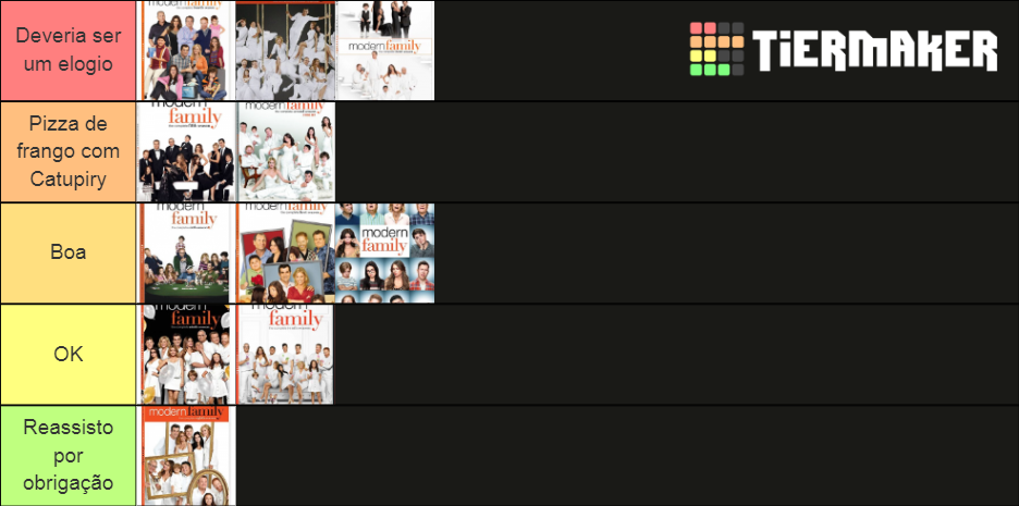 Ranking de Temporadas de Modern Family Tier List (Community Rankings ...