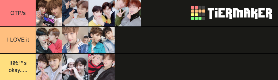Txt ships Tier List (Community Rankings) - TierMaker