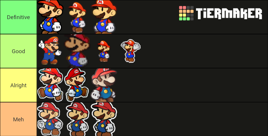 Paper Mario Designs (Sprite & Artwork) Tier List (Community Rankings ...