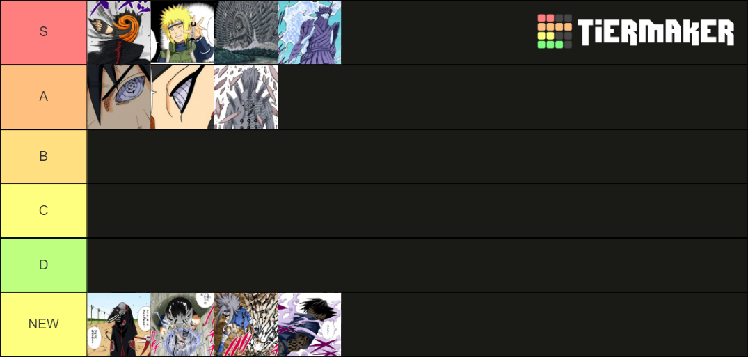 Jutsu (Naruto) Tier List (Community Rankings) - TierMaker