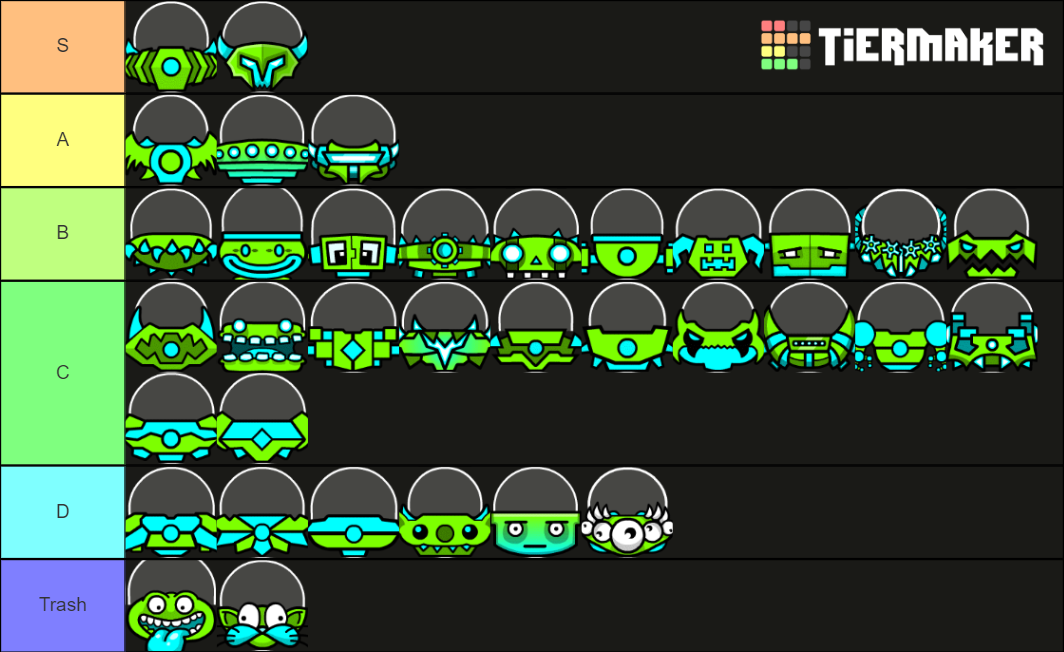 All Geometry Dash UFOs Tier List (Community Rankings) - TierMaker