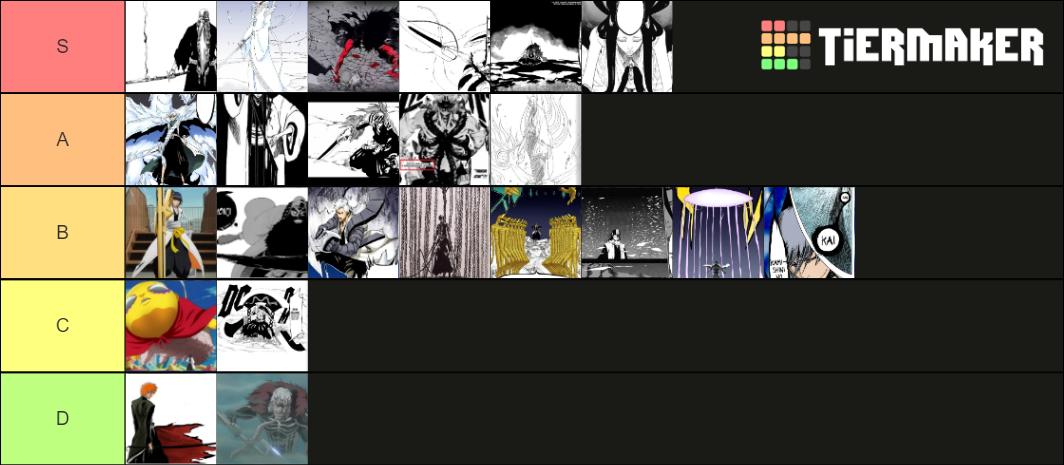 All bankai in bleach Tier List (Community Rankings) - TierMaker