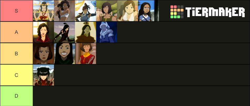 Avatar Baddies Tier List (Community Rankings) - TierMaker
