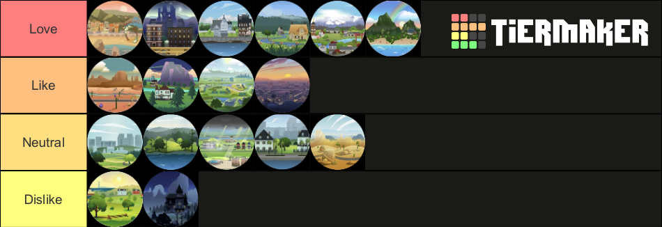 Sims 4 Worlds Tier List (Community Rankings) - TierMaker