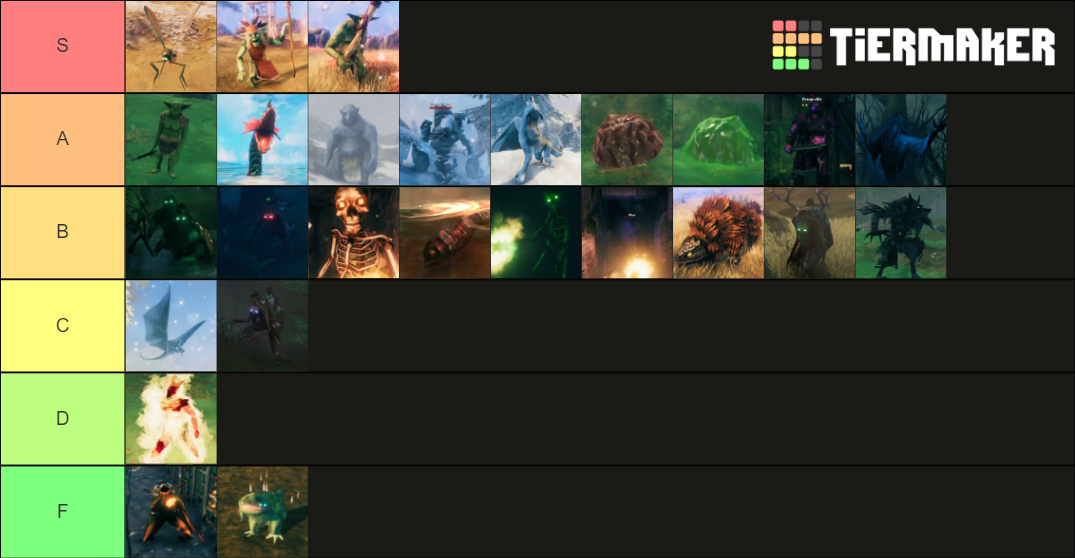 Ultimate Valheim Enemies Tier List (Community Rankings) - TierMaker
