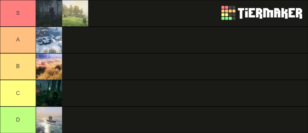 Valheim Biomes Tier List (Community Rankings) - TierMaker