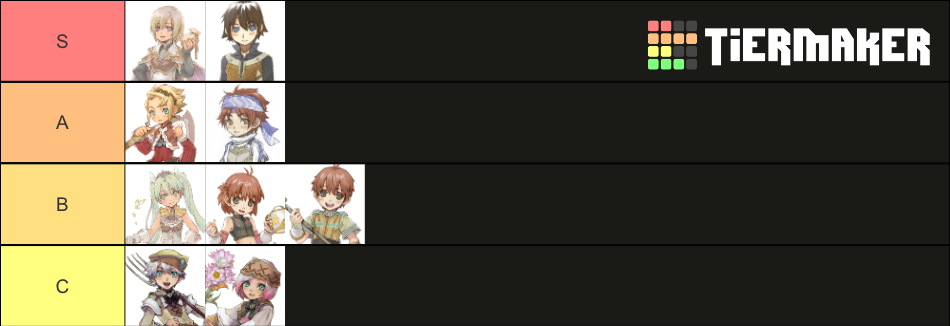 Rune Factory Protagonists Tier List (Community Rankings) - TierMaker