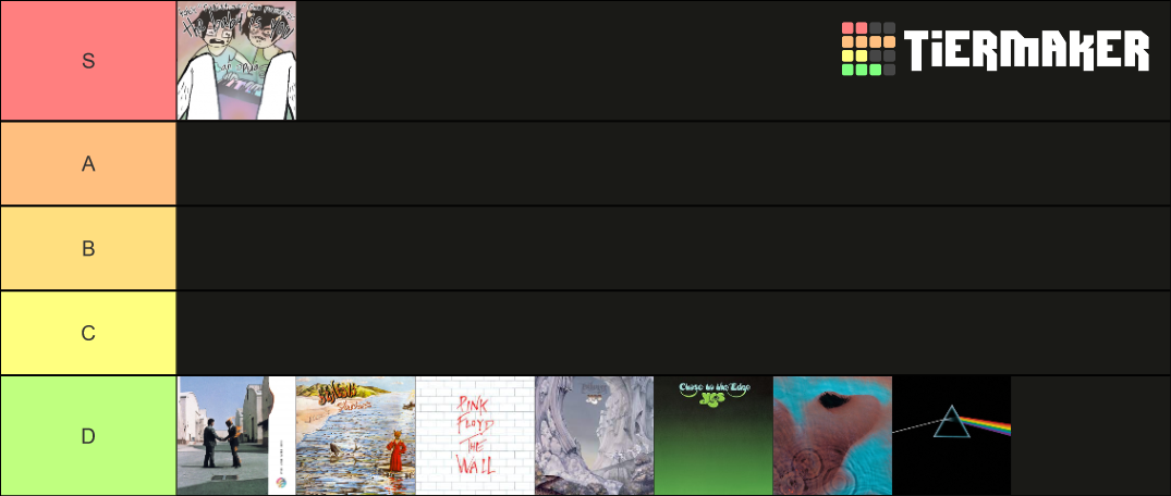 Progressive Rock Epics Tier List (Community Rankings) - TierMaker