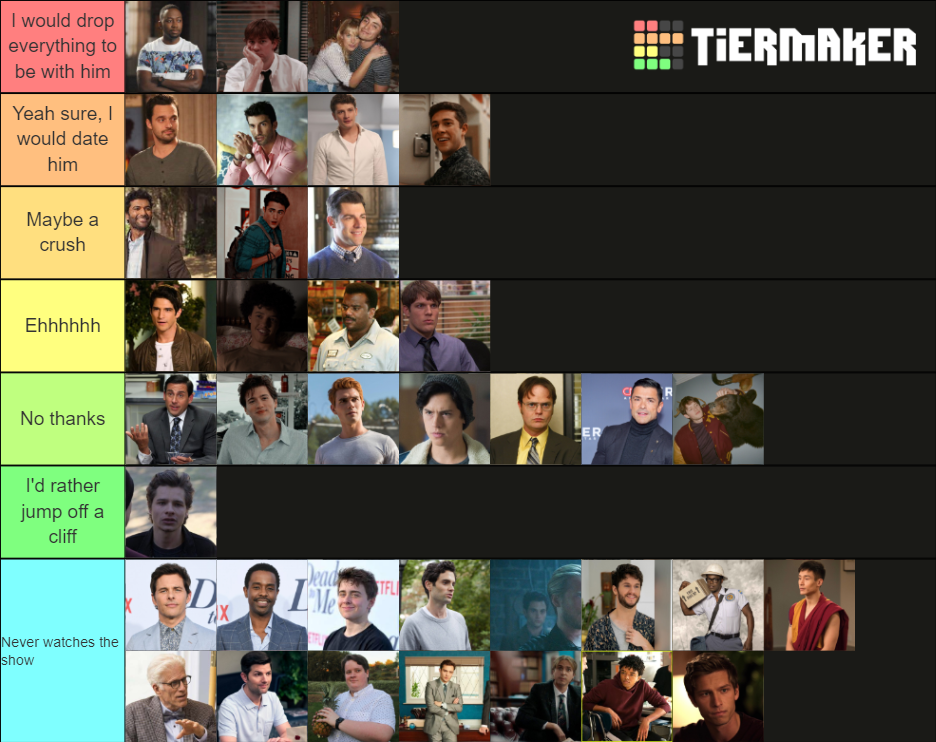Male Netflix Characters Tier List (Community Rankings) - TierMaker