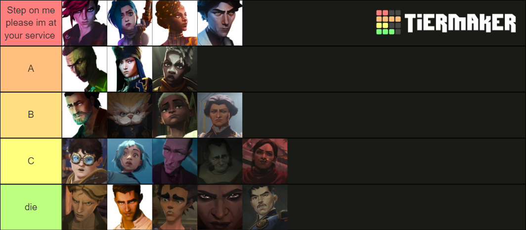 Arcane Tier List (Community Rankings) - TierMaker