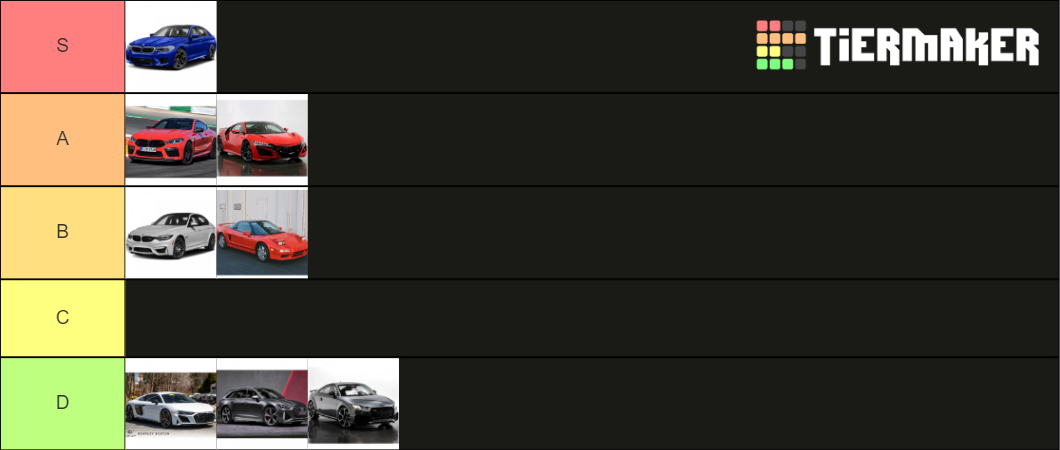 Best Cars Tier List (Community Rankings) - TierMaker