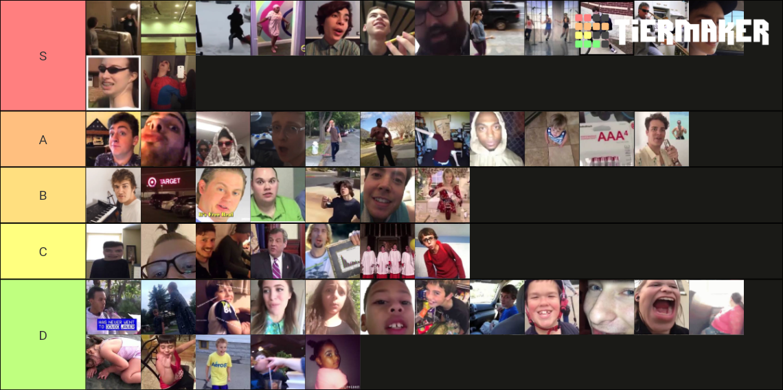 101 Vines Tier List (Community Rankings) - TierMaker