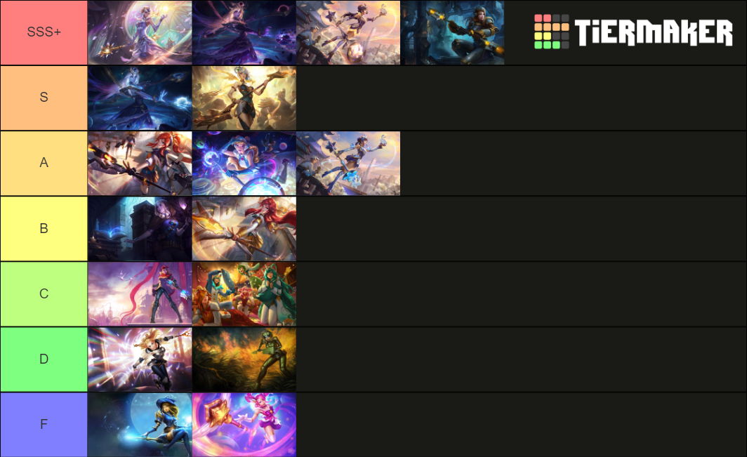 Lux Skins (updates included) Tier List (Community Rankings) - TierMaker
