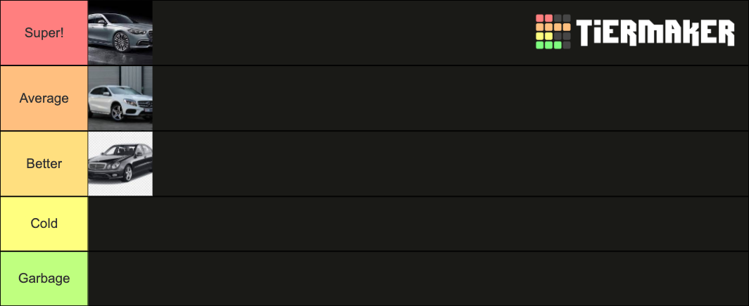 3 Mercedes Cars Tier List (Community Rankings) - TierMaker