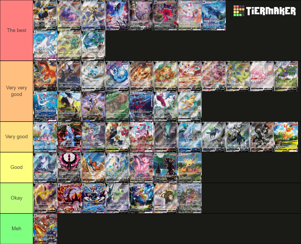 Pokemon Japanese SWSH Alt Arts Tier List (Community Rankings) - TierMaker