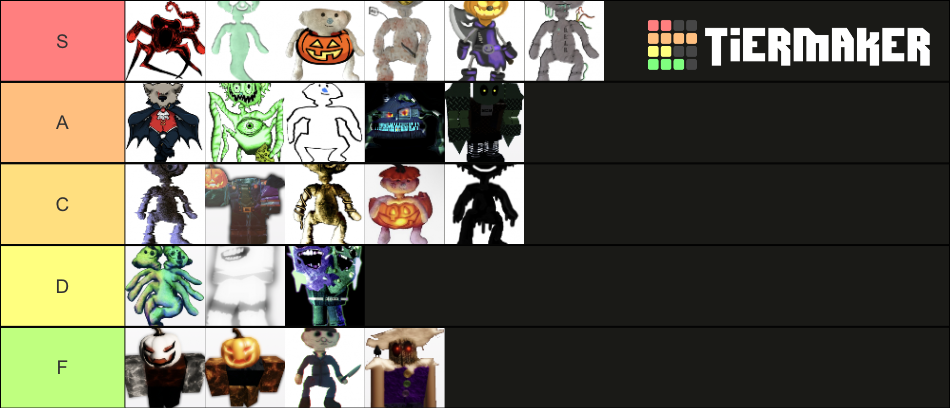 Bear* and Bear alpha Halloween 2019-2021 skins Tier List (Community ...
