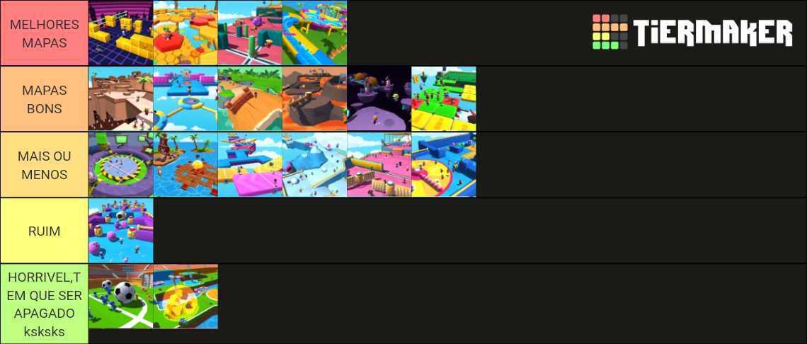 Stumble Guys Maps By Dopzy Gamer Tier List (Community Rankings) - TierMaker