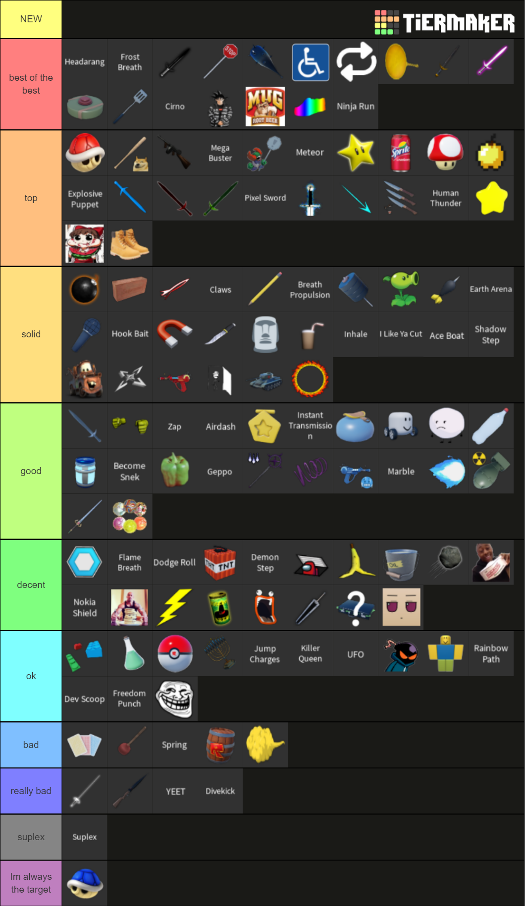 random rumble Tier List (Community Rankings) - TierMaker