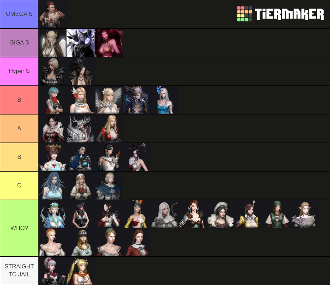 Lost Ark Waifu Tierlist Tier List (Community Rankings) - TierMaker