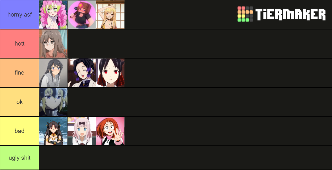 girl tierlist Tier List (Community Rankings) - TierMaker