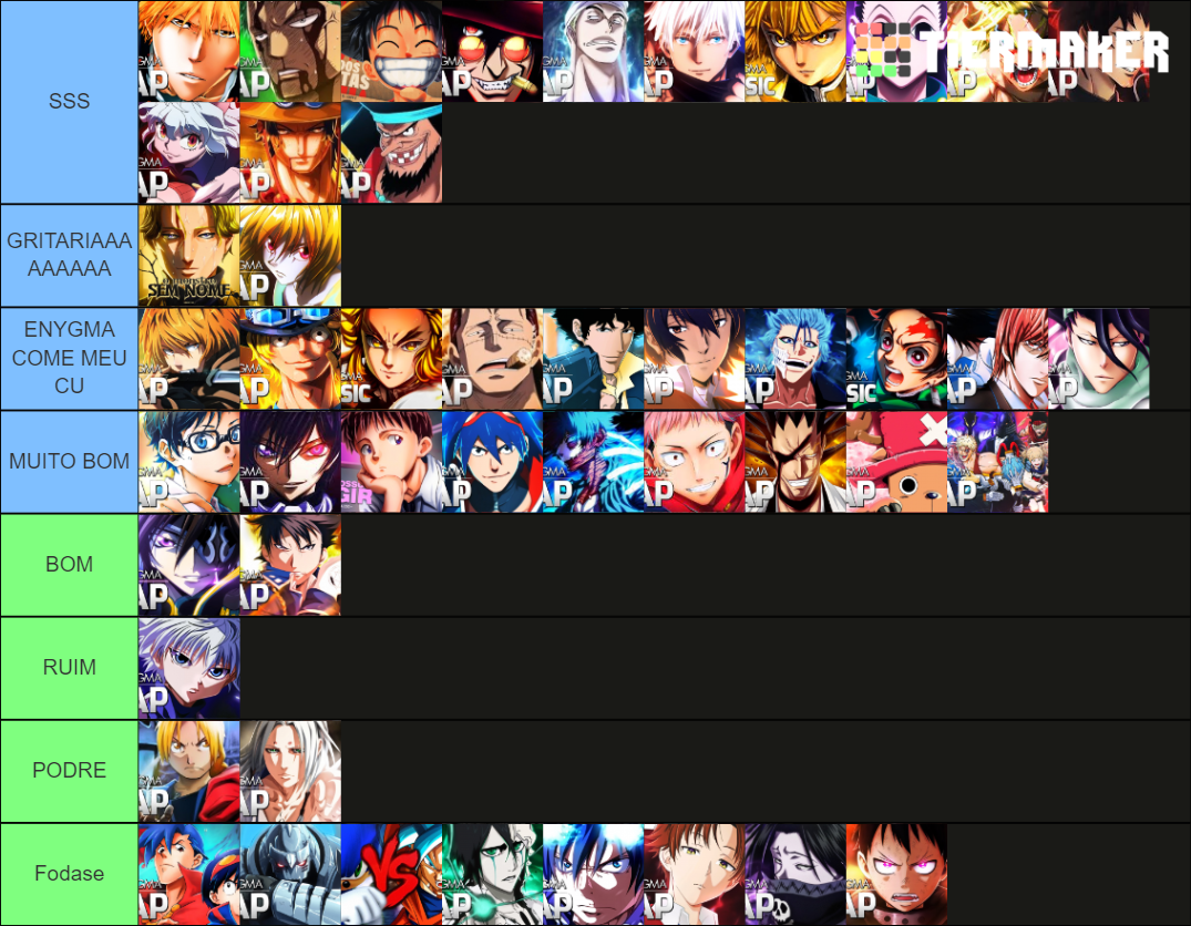 Raps do Enygma Tier List (Community Rankings) - TierMaker