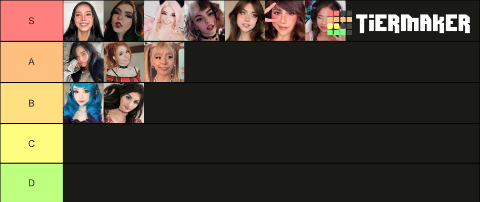 E-Girl Tier List (Community Rankings) - TierMaker