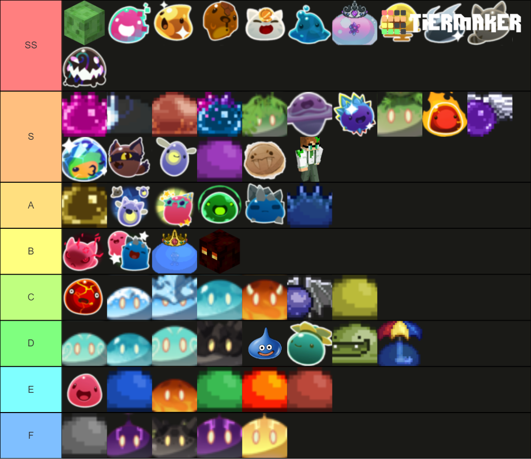 Slime Tier List (Community Rankings) - TierMaker