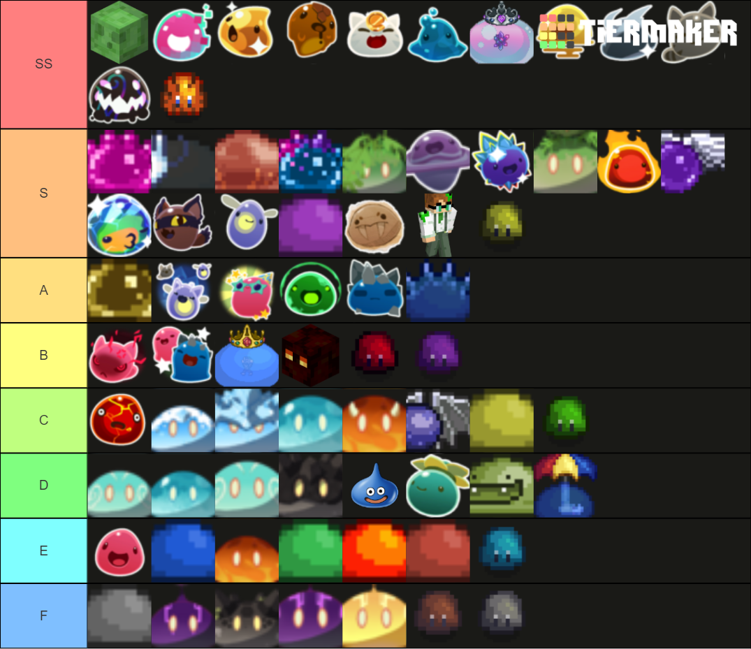 Slime Tier List (Community Rankings) - TierMaker