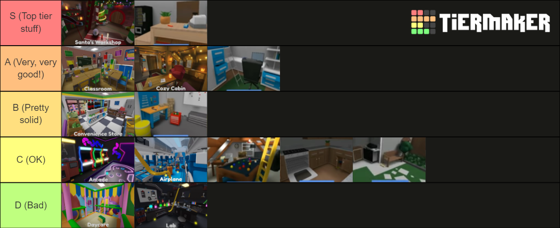 Hide And Seek Extreme Mega Hide And Seek Maps Tier List Community Rankings Tiermaker 6478