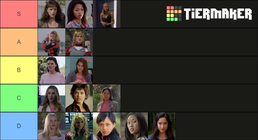 Pink Power Rangers Tier List (Community Rankings) - TierMaker