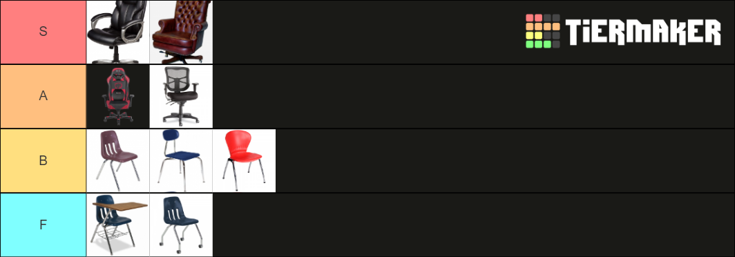 Chair Tier List (Community Rankings) - TierMaker