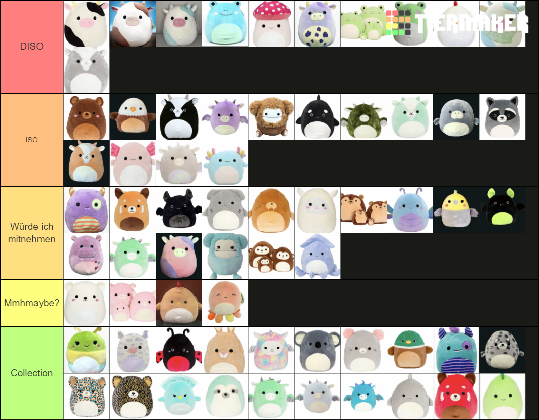 Ultimate Squishmallow Tier List (Community Rankings) - TierMaker