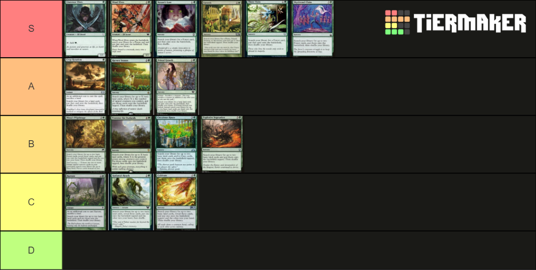 Green Ramp Spells Tier List (Community Rankings) - TierMaker